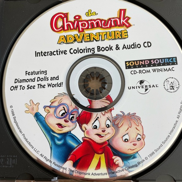 Video Games & Consoles | The Chipmunk Adventure Interactive Coloring ...